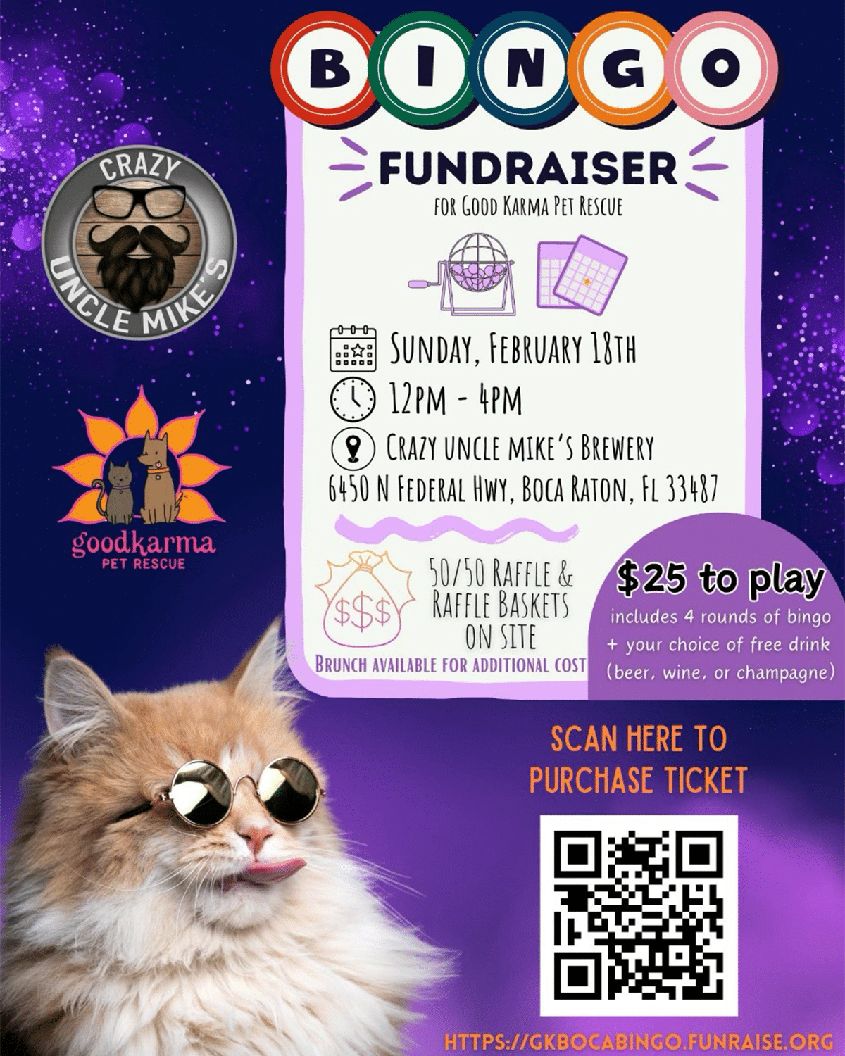 90's Bingo & Brunch - Crazy Uncle Mikes